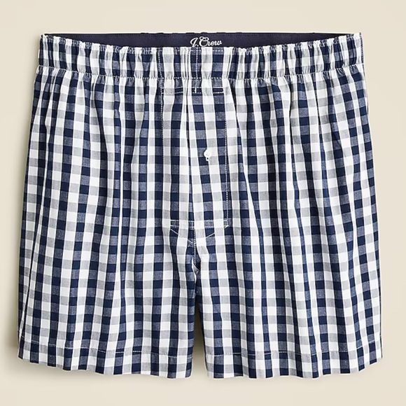 J. Crew | Underwear & Socks | J Crew Patterned Mens Navy Checkered ...